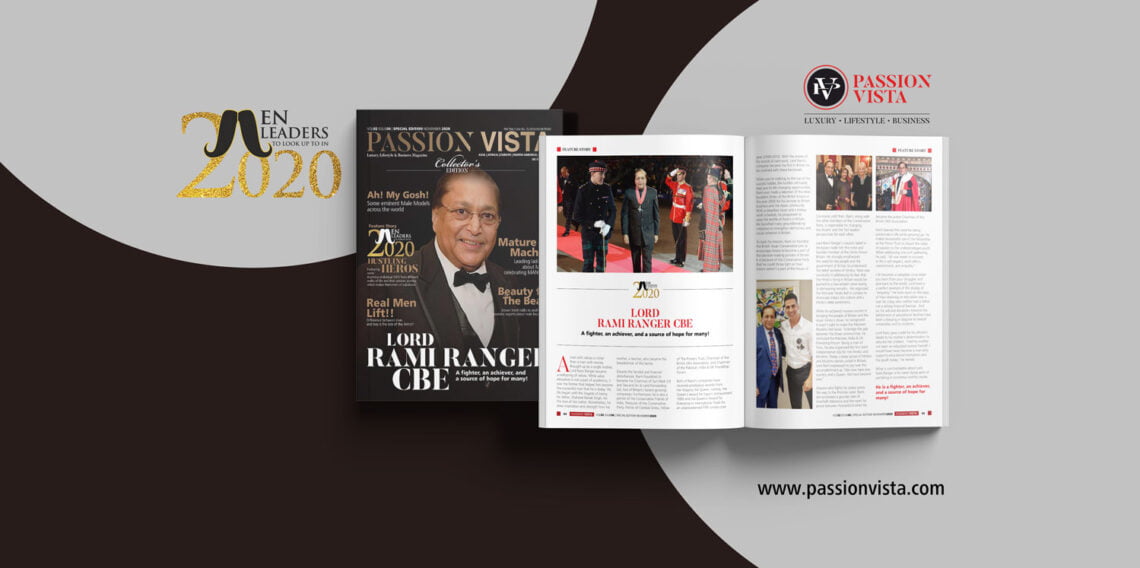 Lord Rami Ranger CBE - Passion Vista Magazine