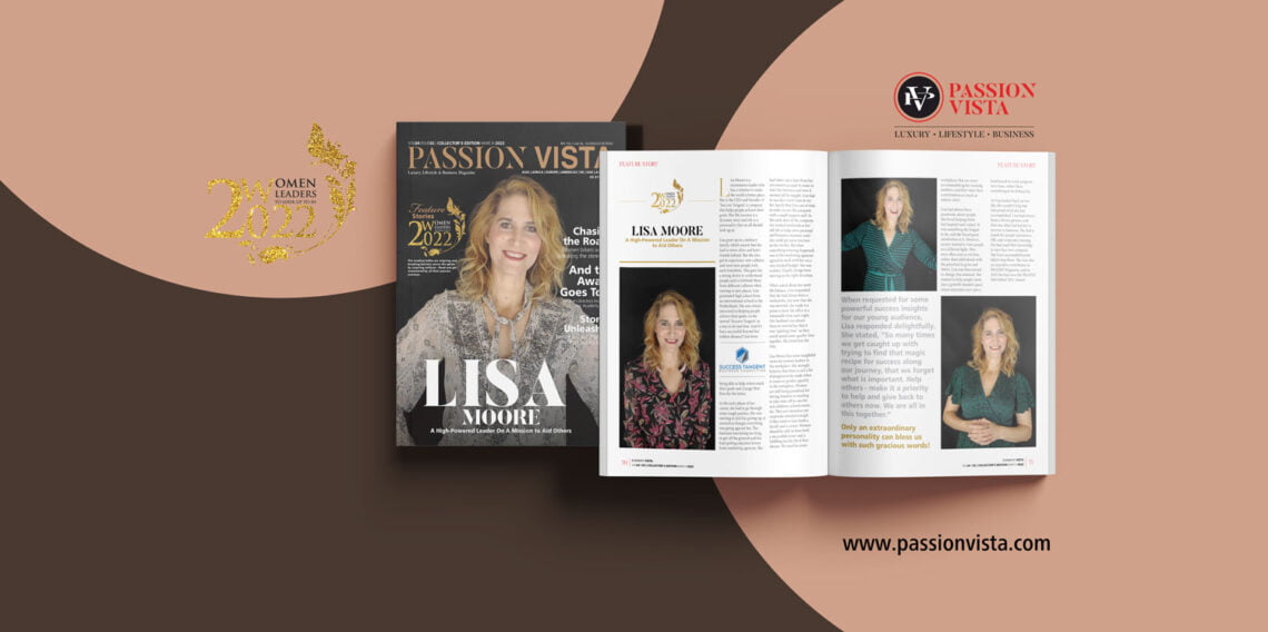 Lisa Moore - Passion Vista Magazine
