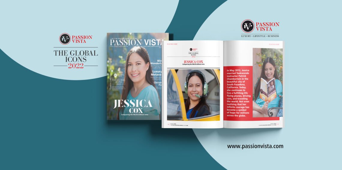 Jessica Cox - Passion Vista Magazine
