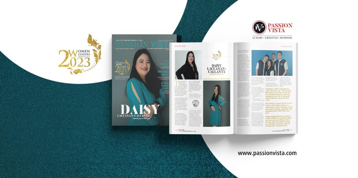 Daisy Lacuanan-Callanta - Passion Vista Magazine